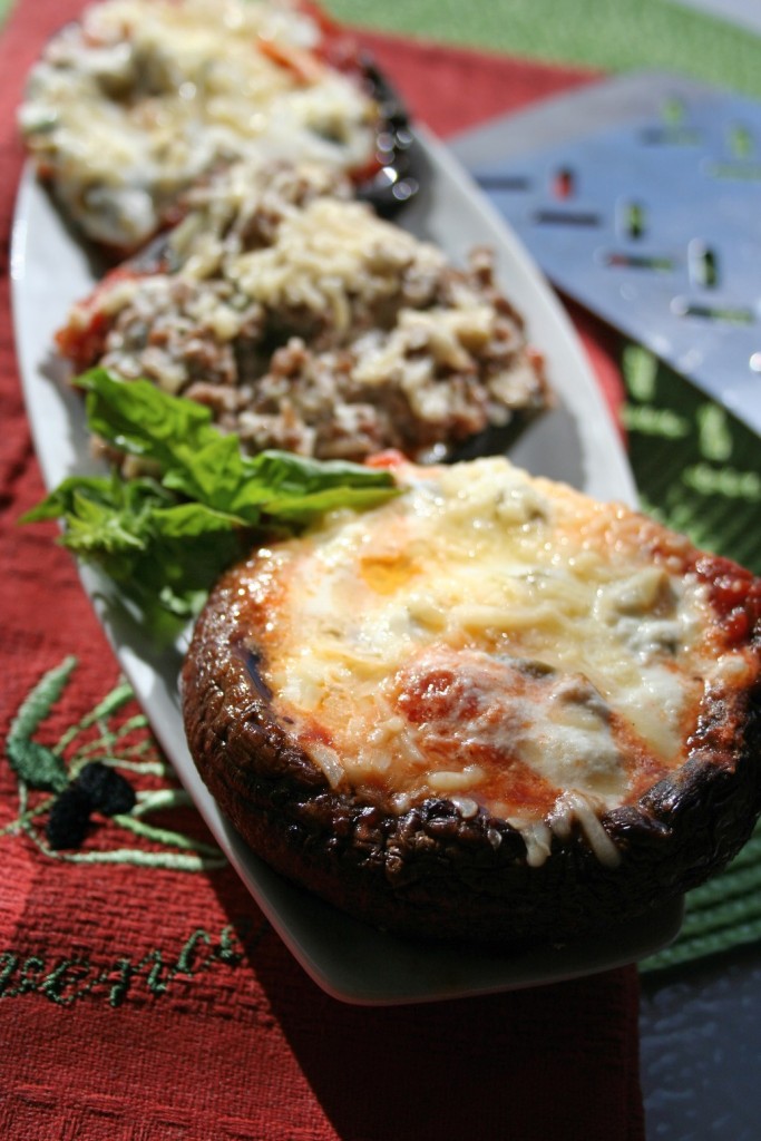 Grilled Portobellos with Ricotta & Asiago | Nettie Cronish