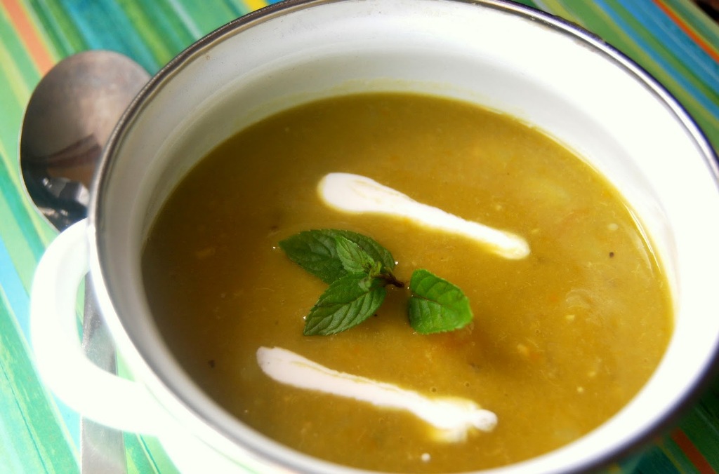 Split Pea Soup with Shiitake Mushrooms | Nettie Cronish